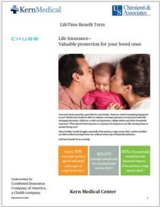 Chubb Lifetime Benefit Term Insurance with Long Term Care – Kern ...